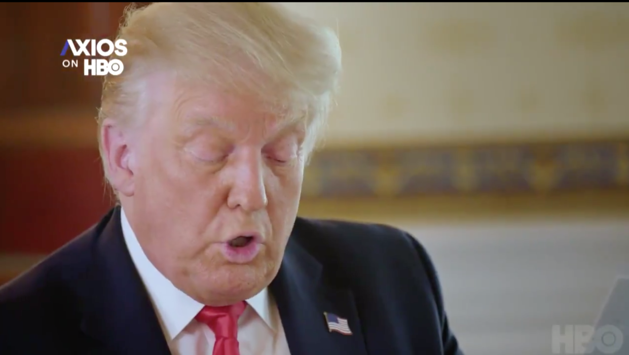 Watch: Trump's bizarre Covid interview
